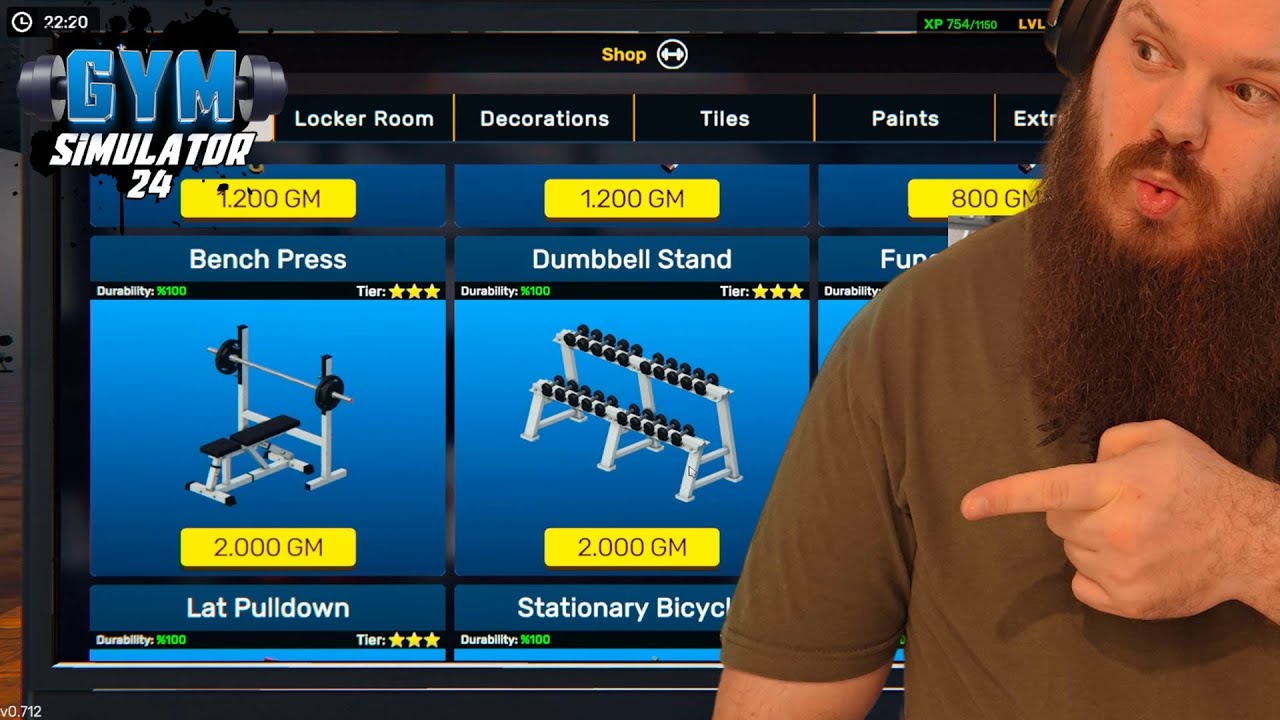 Køber nogen bedre maskiner i Gym Sim #2 - YouTube