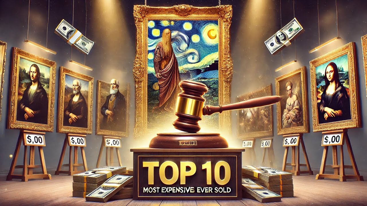Top 10 Most Expensive Art Pieces Ever Sold! - YouTube