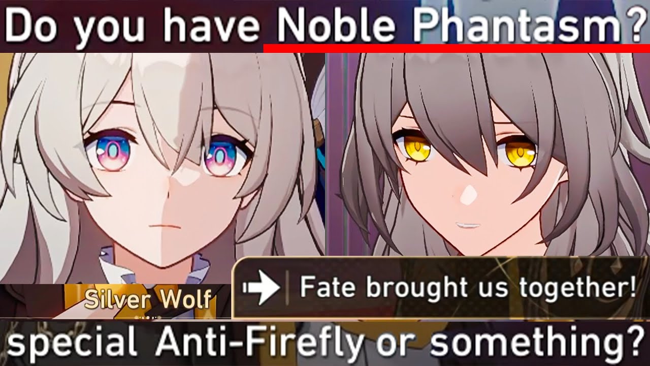 FATE REFERENCE?? STELLE & FIREFLY Cutscene Honkai Star Rail HSR - YouTube