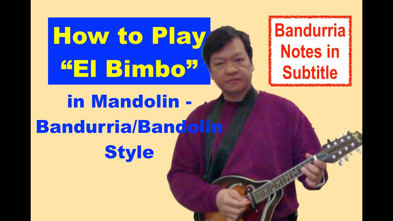 Bandurria Notes - El Bimbo (by Bimbo Jet) - How to Play in Mandolin ...