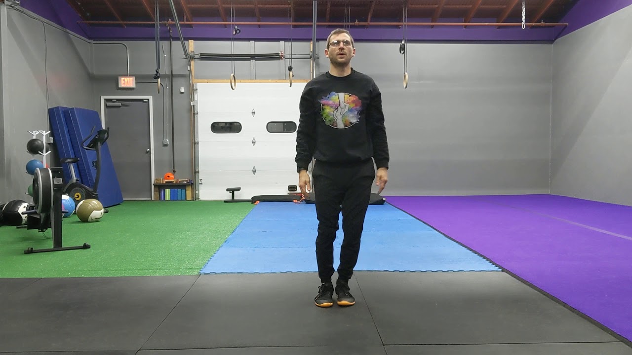 Lateral lunge with overhead reach - YouTube