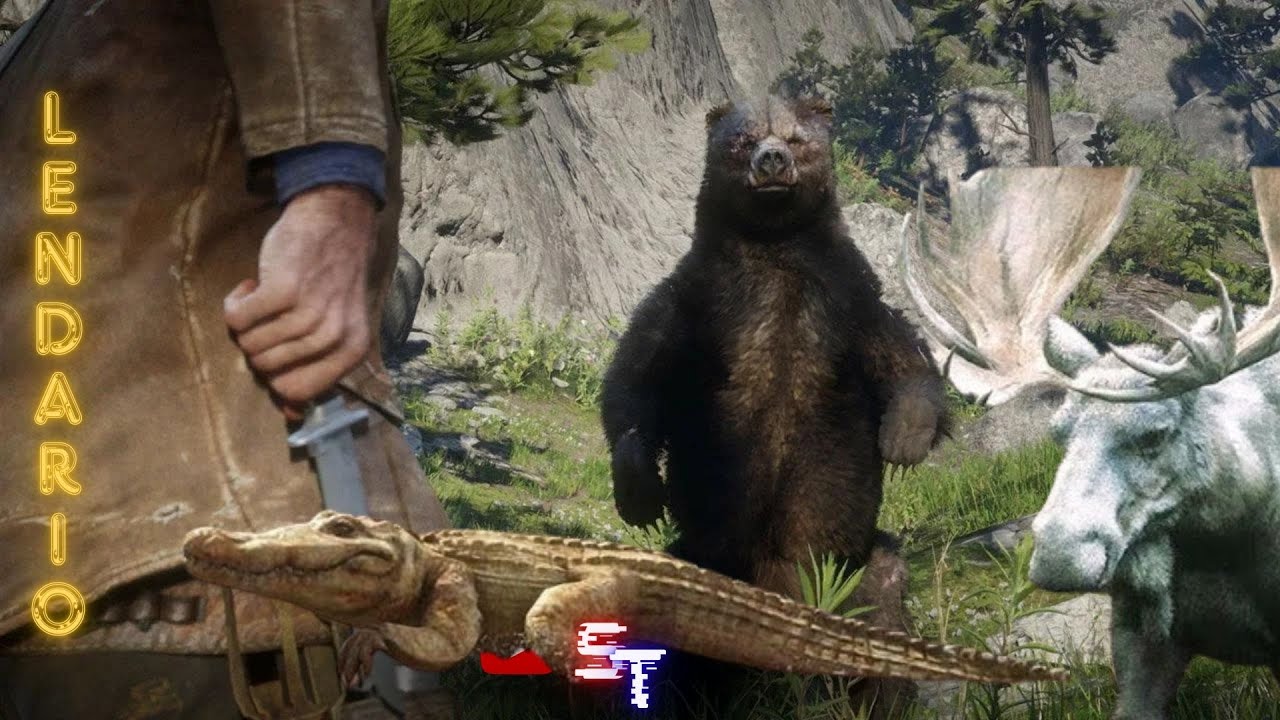 Rdr2 - 3 animais lendarios !! - YouTube
