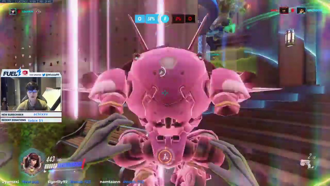 MICKIE DVA BUFF! 46 ELIMS! [ OVERWATCH SEASON 20 TOP 500 ] - YouTube