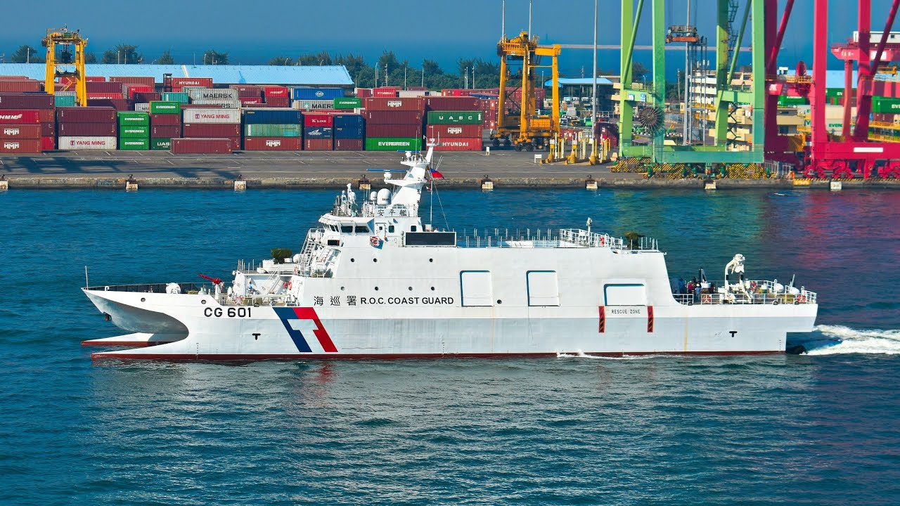 CG 601 海巡署 R.O.C. COAST GUARD（安平艦）新船試航 - YouTube