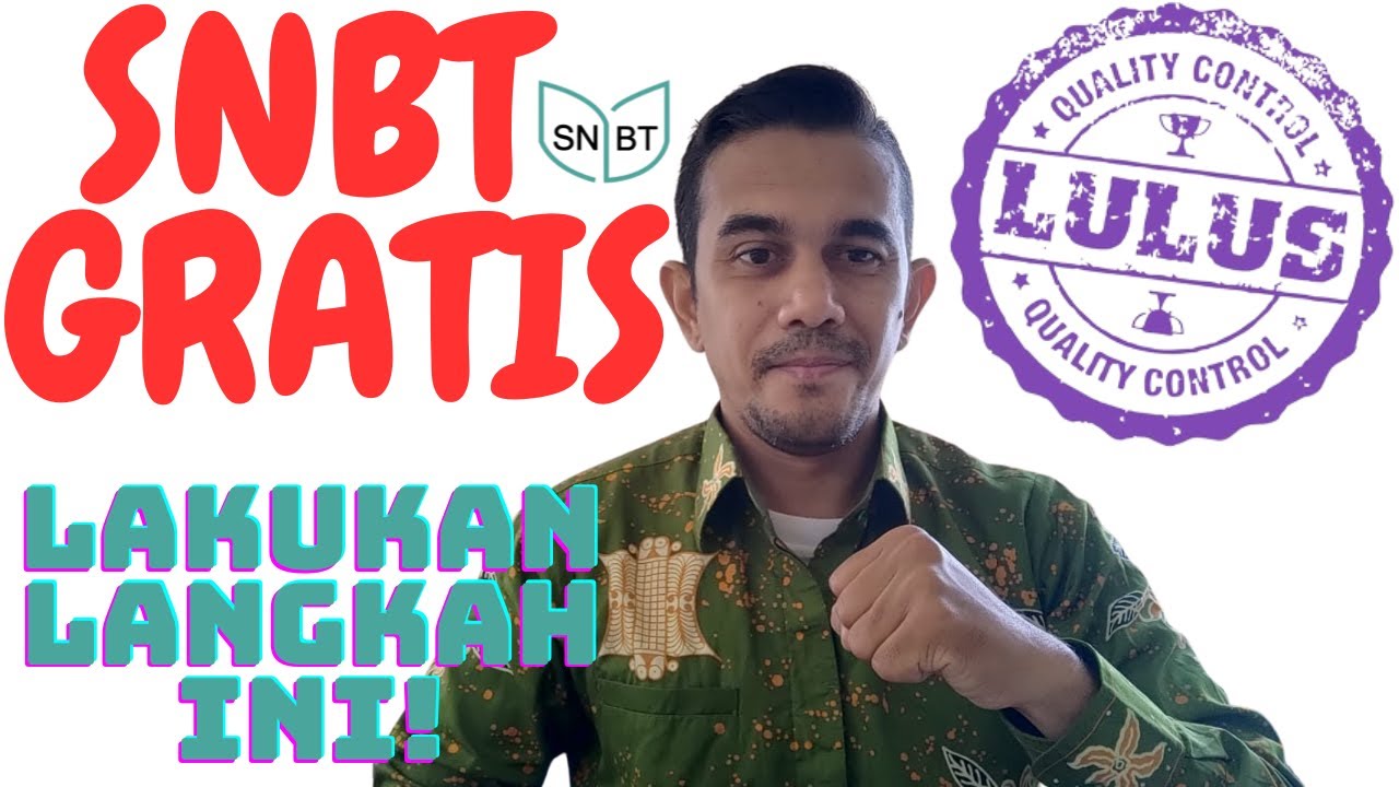 SNBT GRATIS! Lakukan Langkah Ini Sebelum Terlambat #SNBT #UTBK #SNBP # ...