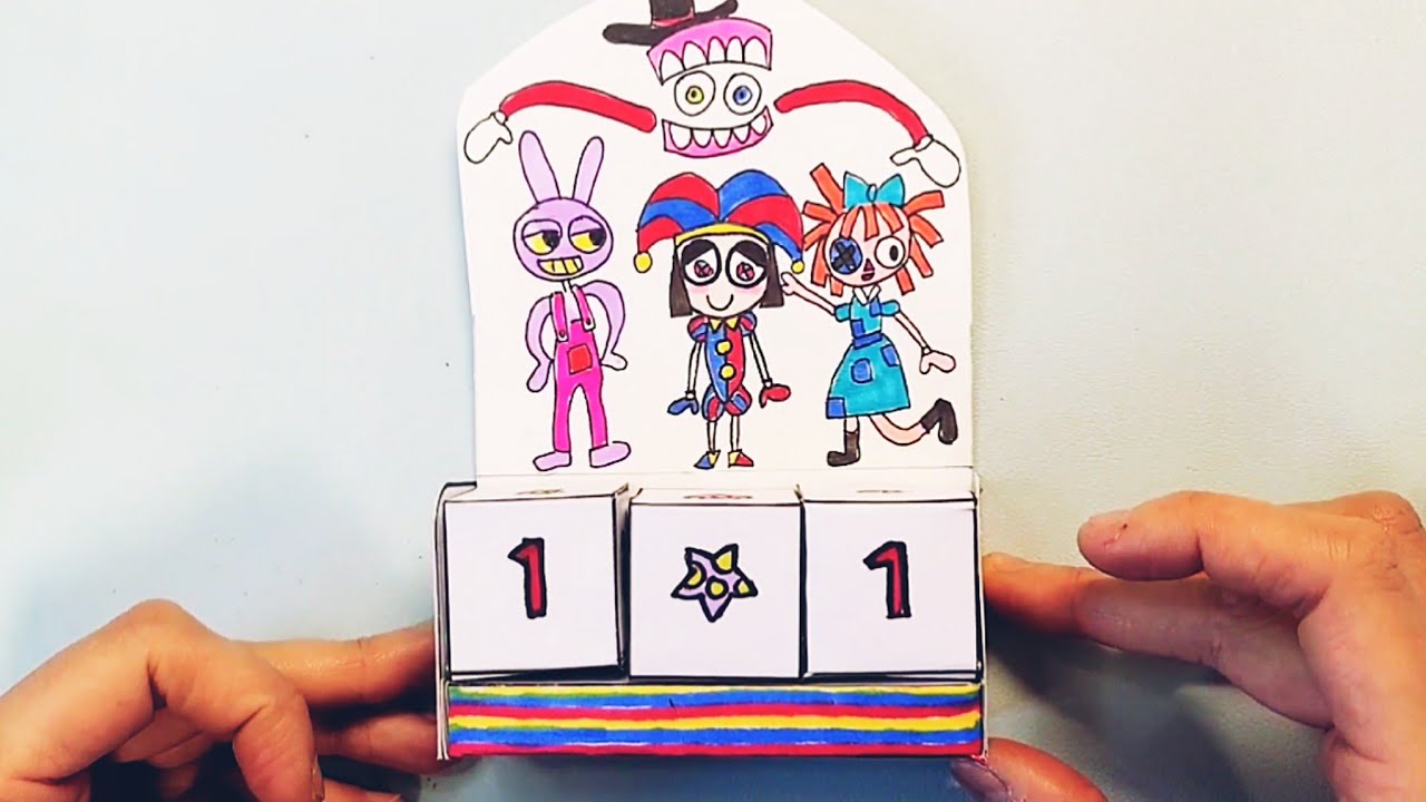 Calendar 📅 달력 (The Amazing Digital CIRCUS 🎪)어메이징디지털서커스 How to make ...
