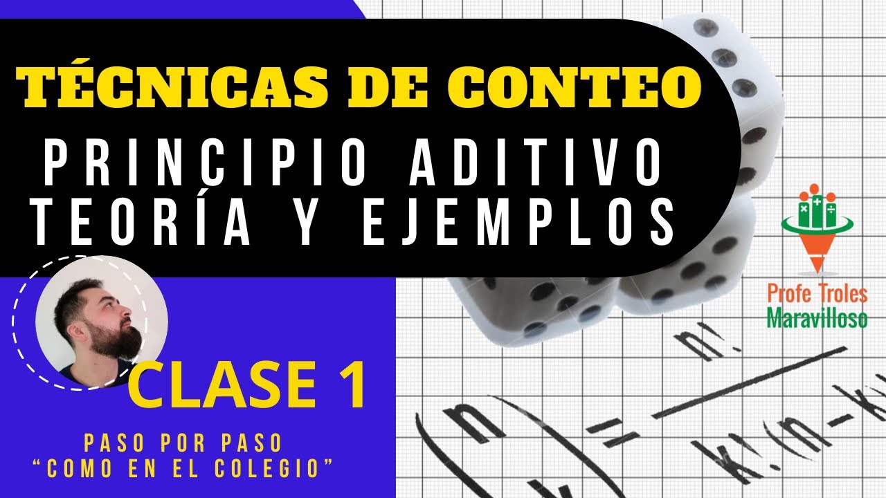 Técnicas de Conteo - Principio Aditivo + Ejemplos - Clase 1 - YouTube