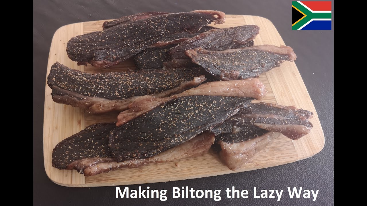 Making Biltong the Lazy Way - YouTube