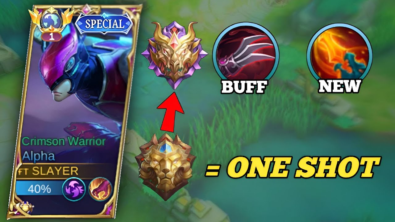 Nerfed Alpha Best Build (New Update) | Alpha Best Build And Emblem 2023 ...