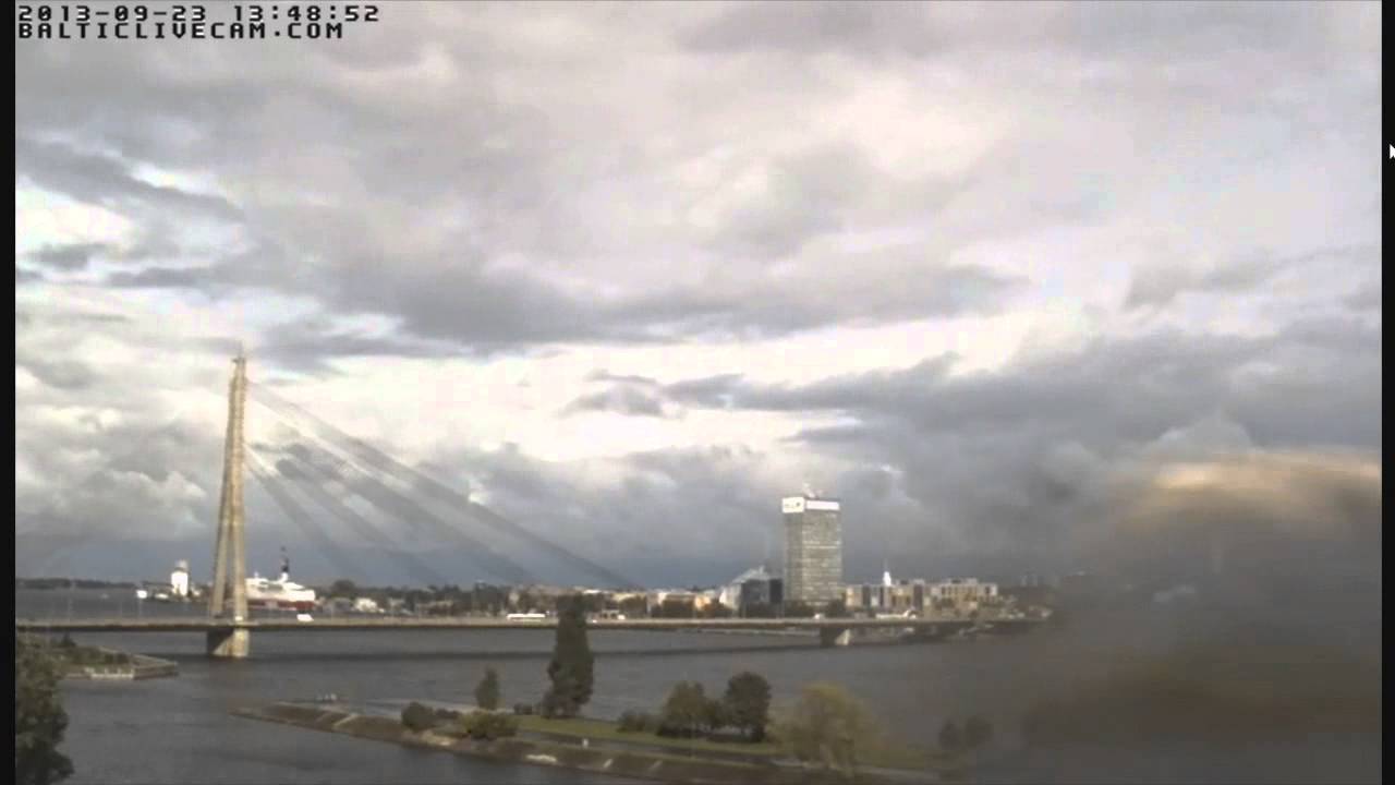 Weather time lapse | Riga, Latvia | 23 september 2013 - YouTube