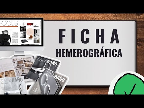 ¿Qué es y cómo hacer una ficha HEMEROGRÁFICA fácilmente? - YouTube