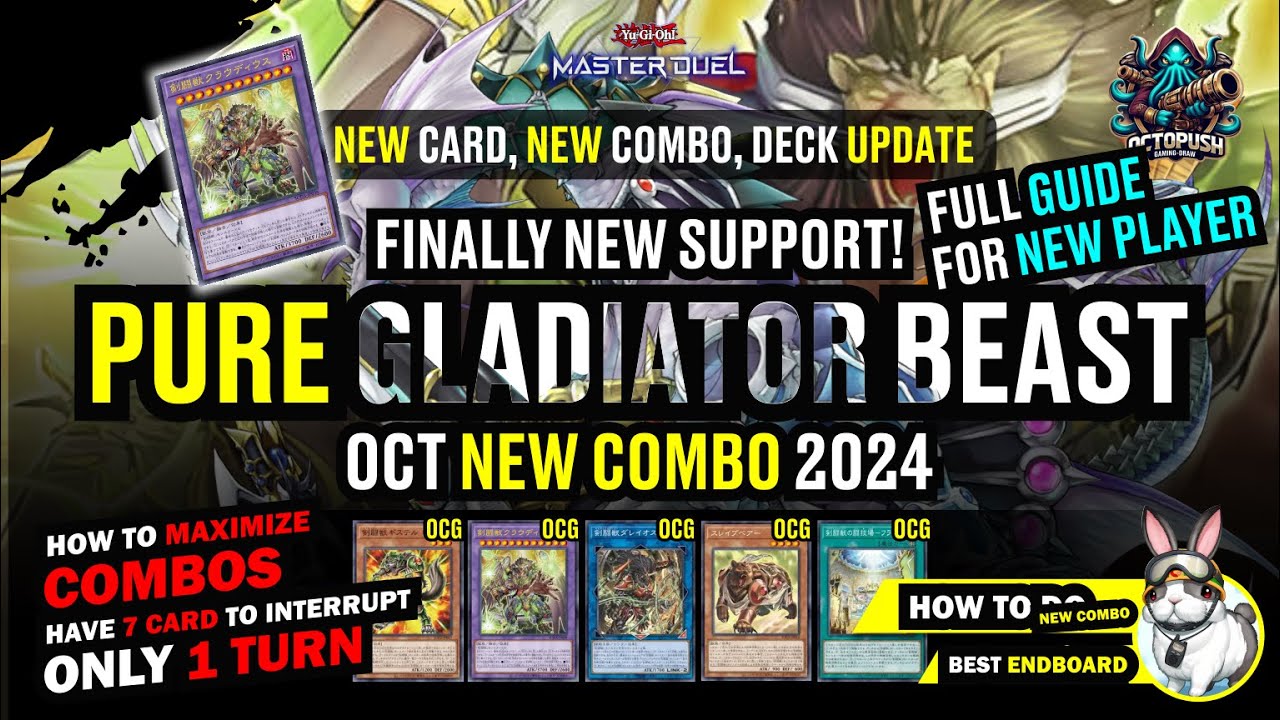 NEW GLADIATOR BEAST CLAUDIUS AFTER SUDA| NEW GLADIATOR BEAST COMBO ...
