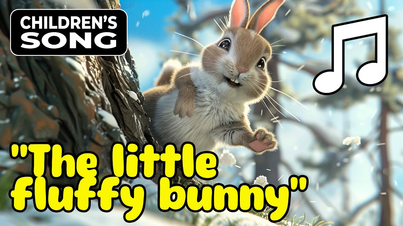 Children's Song : The little fluffy bunny - YouTube