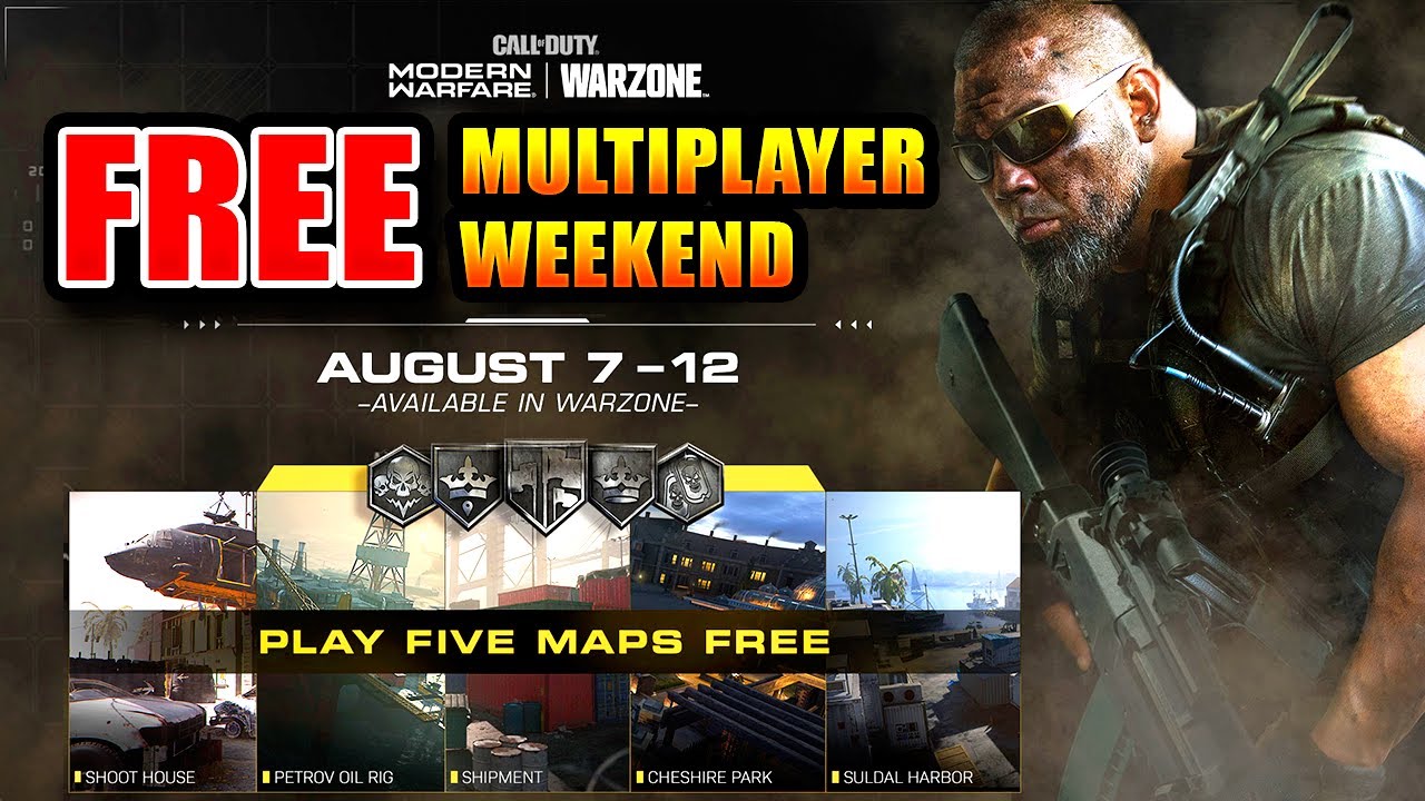 Modern Warfare MULTIPLAYER FREE ACCESS WEEKEND #4 + Double XP TRIPLE ...