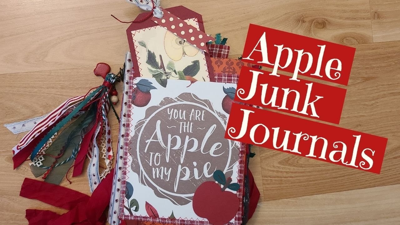Apple Junk Journals: Fall: Back-To-School:Teacher Gift - YouTube