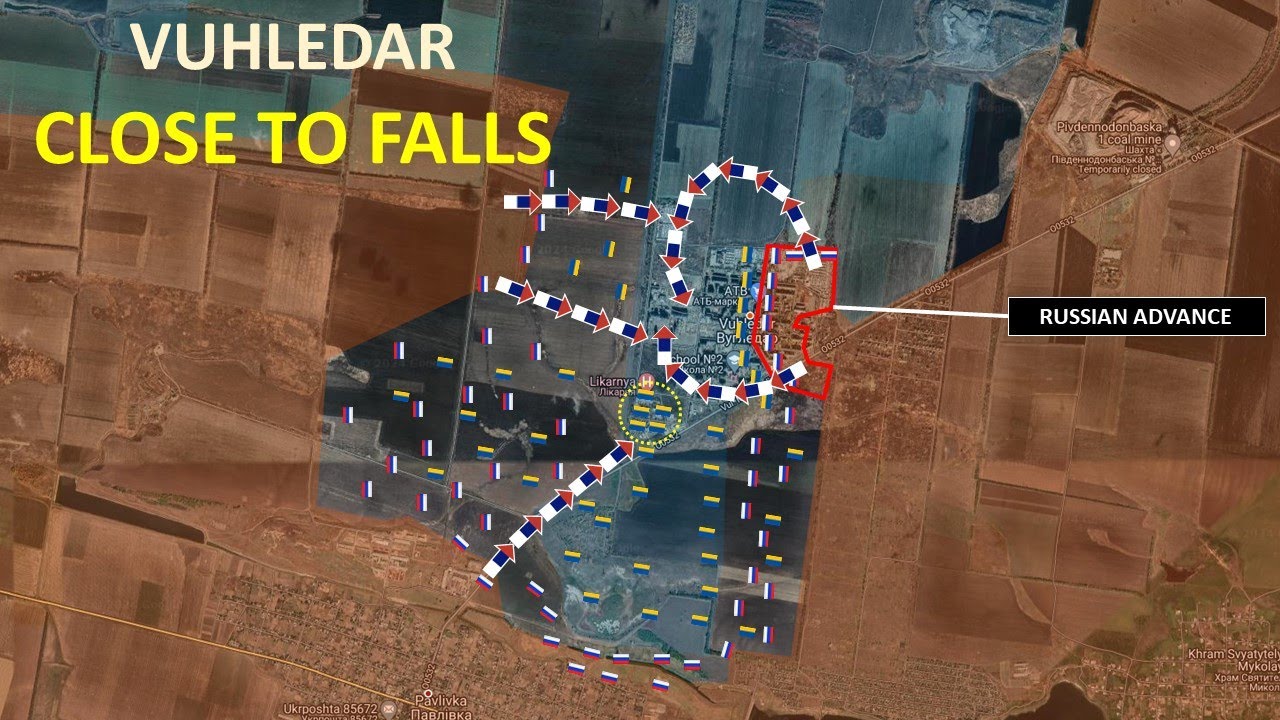 Russian Forces Are Very Close To Capture Vuhledar l Half Of Vuhledar ...