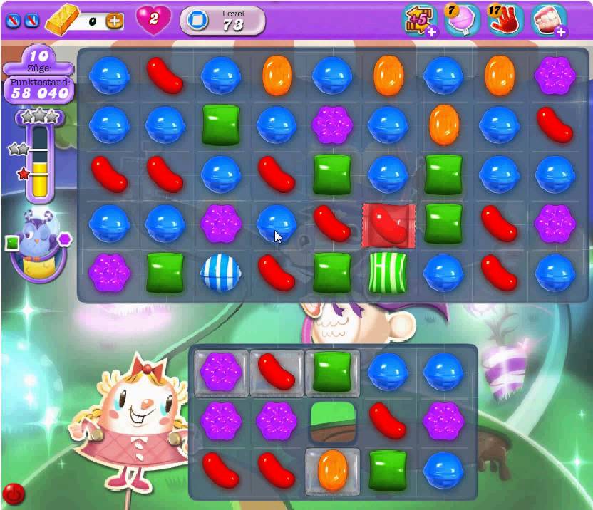 Candy Crush Saga Dreamworld Level 73 - ODUS - YouTube