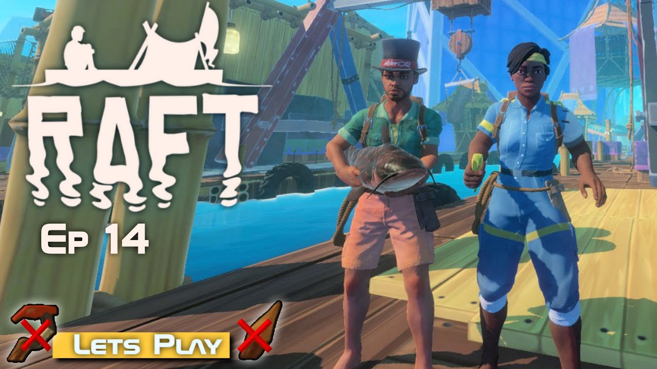 Raft | We Beat Utopia! No Craft Challenge COMPLETED Ep14 - YouTube