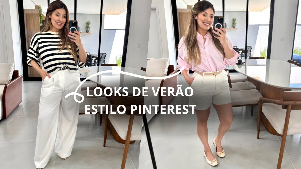 LOOKS DE VERÃO ESTILOSOS ESTILO PINTEREST - YouTube