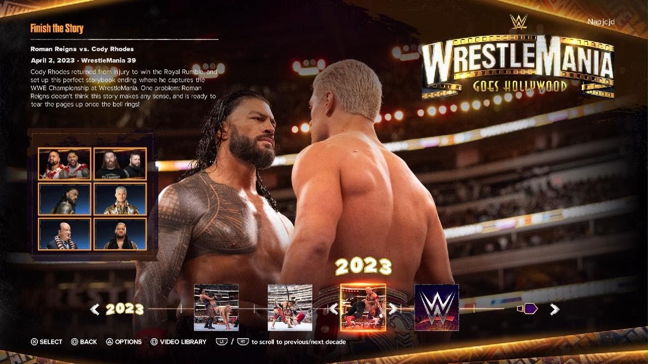 WWE 2K24 Showcase Match #21 Finish the Story - YouTube