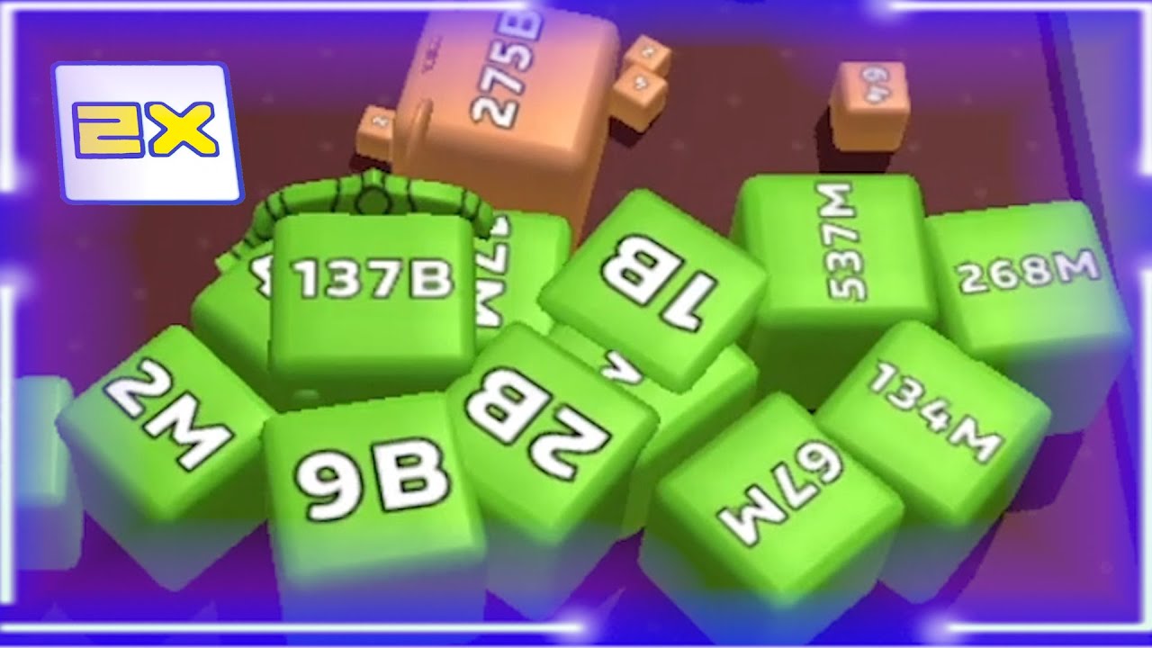 Cube 2048.io Game 🎲 A NEW GAME-NEW RECORD 🎲 CUBES SNAKE 2048.io ...