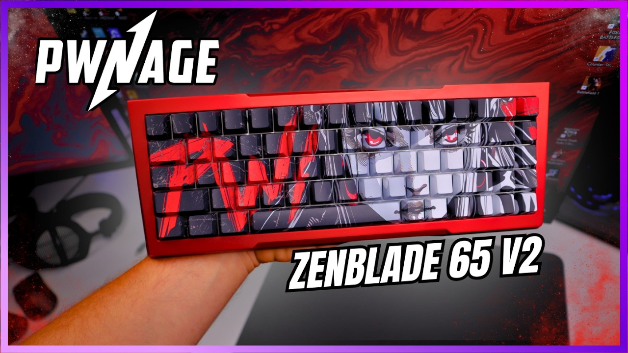 Bu Klavye Resmen Bir Sanat Eseri | Pwnage Zenblade 65 V2 Nyomi Edition ...