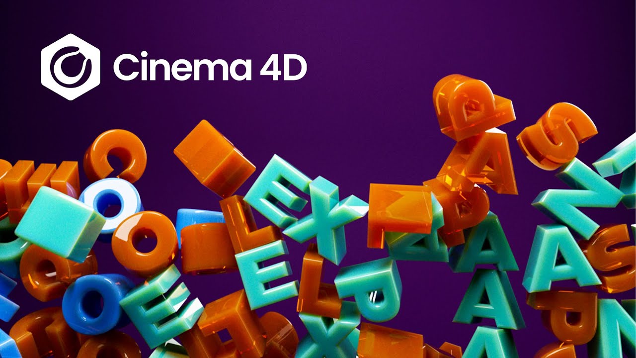 Cinema 4D 3D Text Animation | Dynamics Simulation from Scratch - YouTube