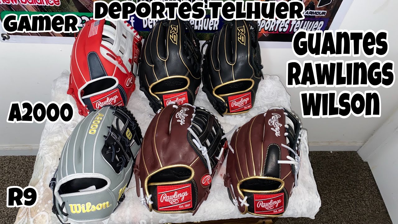 Guantes rawlings y wilson A2000!!! Comparaciones para hacer una mejor ...