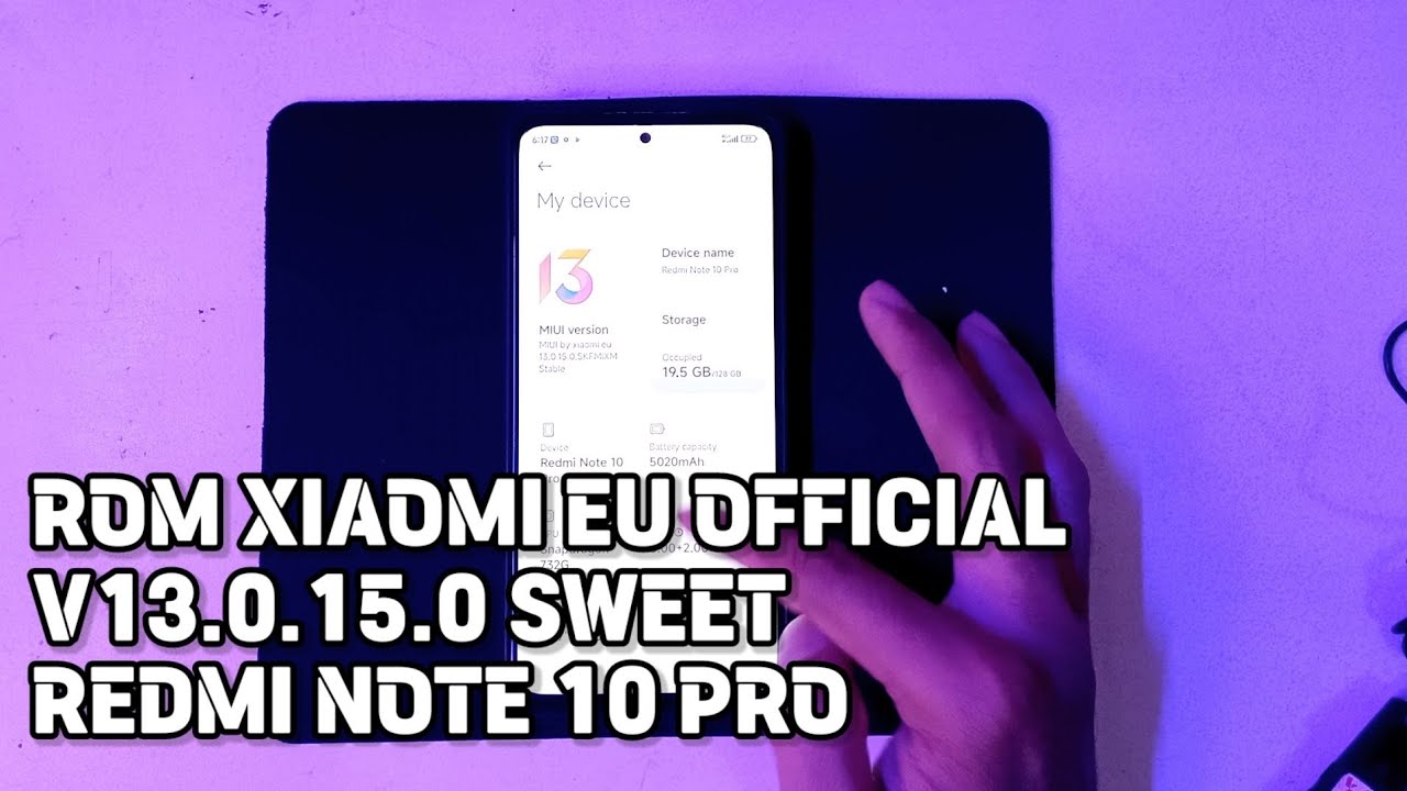 INSTAL PREVIEW ROM XIAOMI EU OFFICIAL | REDMI NOTE 10 PRO SWEET - YouTube