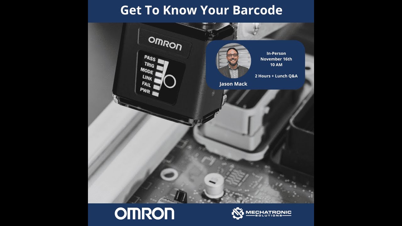 Get To Know Your Barcode - Live at Mechatronic Solutions - YouTube