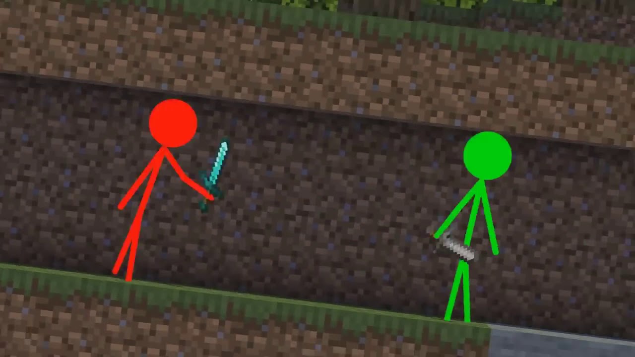 Stickman vs Minecraft Shorts LUCKY BLOCKS Alan Becker AVM Shorts 19 ...