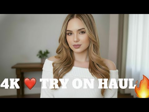 See Through Micro Bikini Try-On Haul 2025 | 4K Transparent Styles