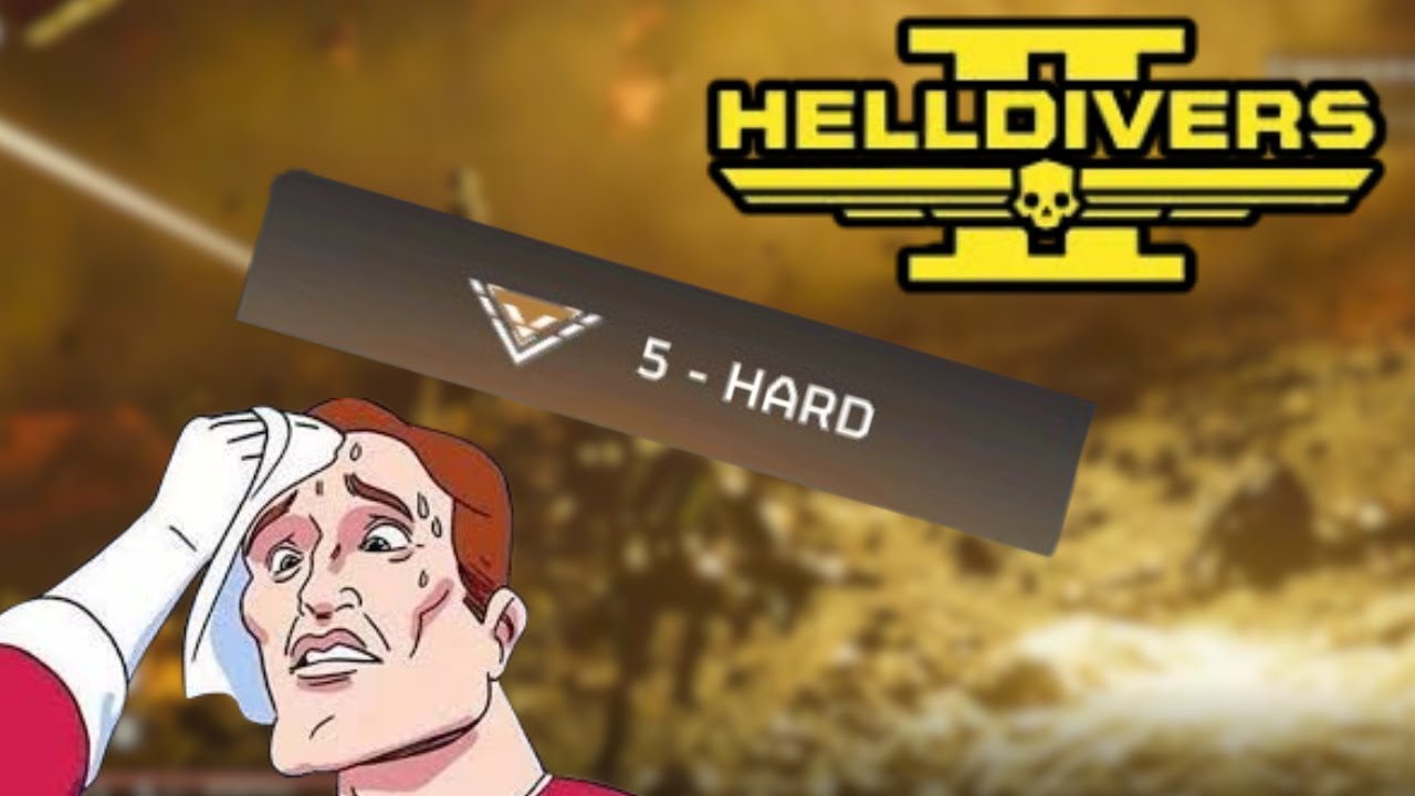 First hard mission in Helldivers 2 - YouTube