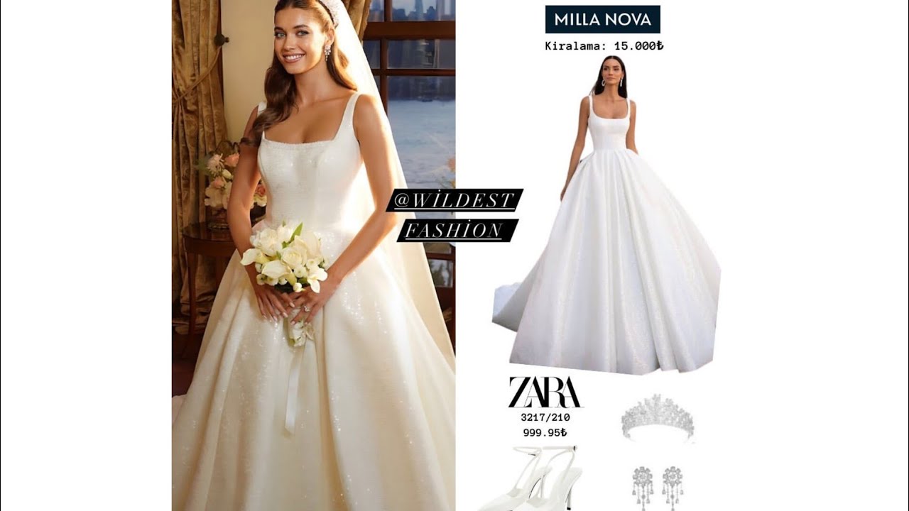 SEYFER LOVE 😍AFRA SARACOGLU'S WEDDING DRESS 💥 #afrasaraçoğlu # ...