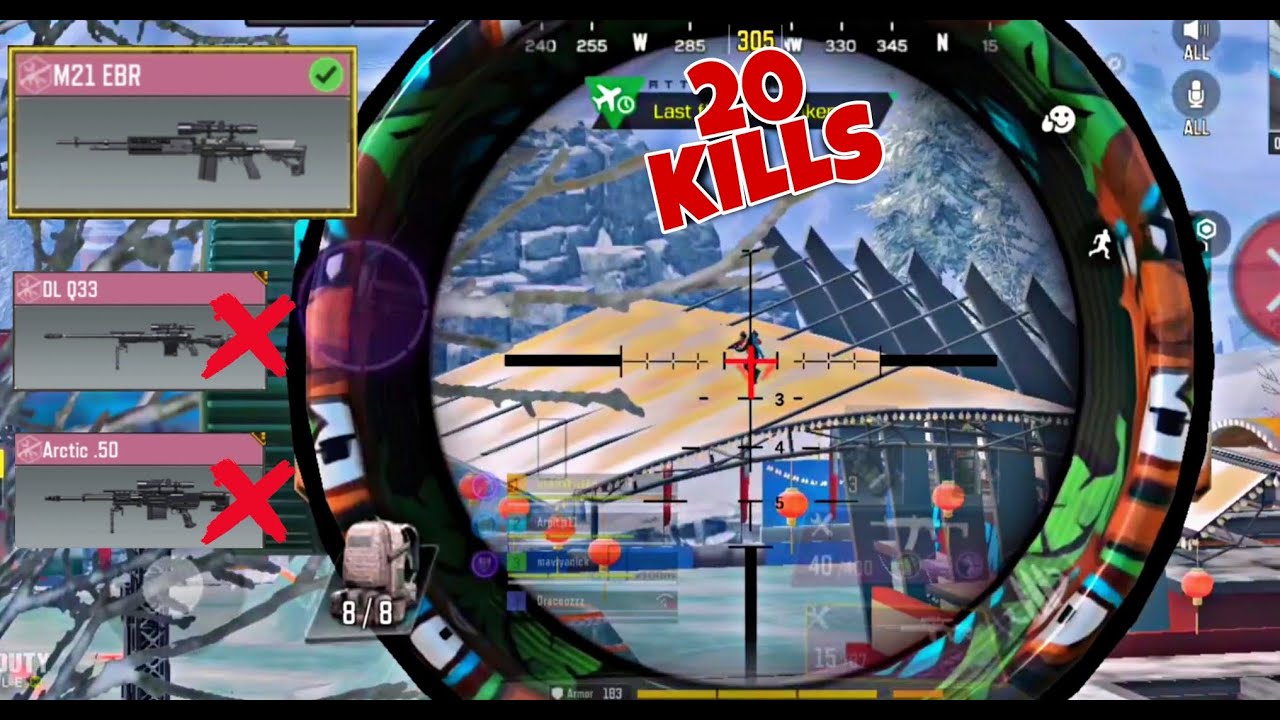 M21 EBR still Powerful in Battle Royale | Squad Gameplay CODM | Cod ...