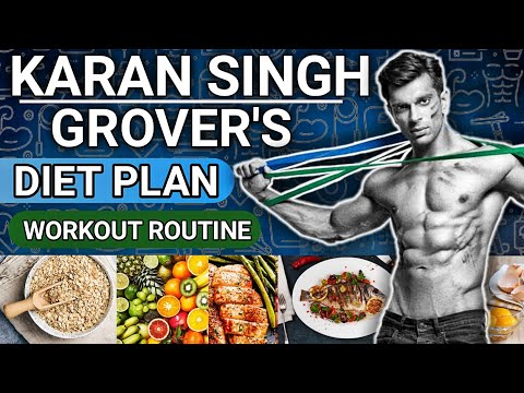 Karan Singh Grover's diet plan in Hindi | Karan Singh Grover's Workout Routine | full day of eating.
