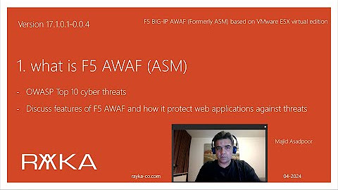 F5 BIG-IP AWAF (formerly ASM) - YouTube