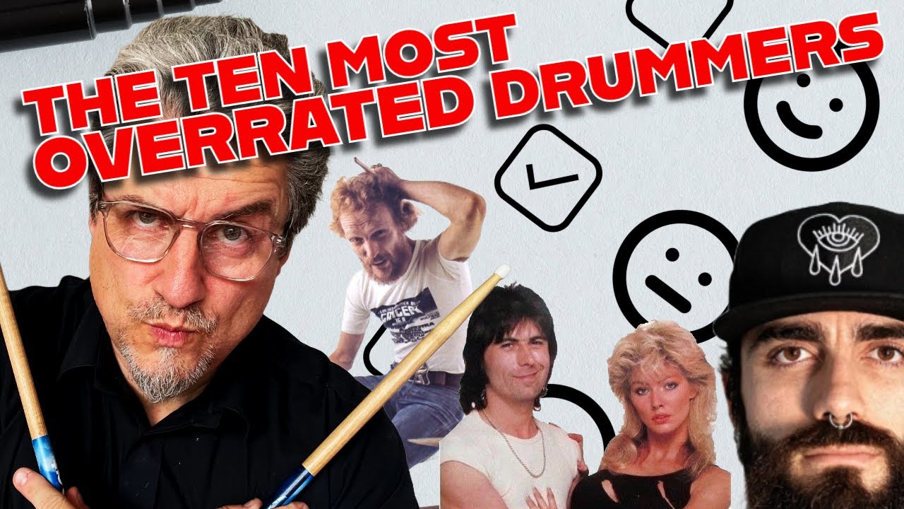 THE TEN MOST OVERRATED DRUMMERS RANKED | Serious this time - YouTube