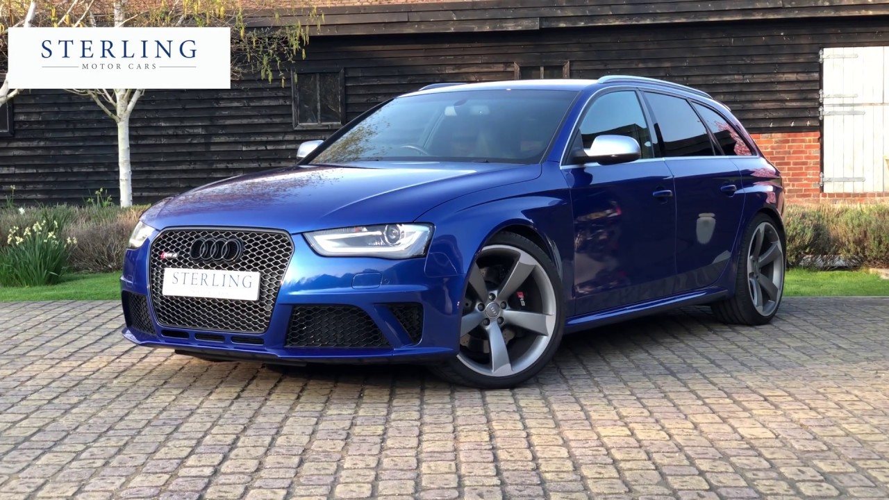 Audi RS4 Avant 4.2L V8 S-Tronic Quattro - YouTube