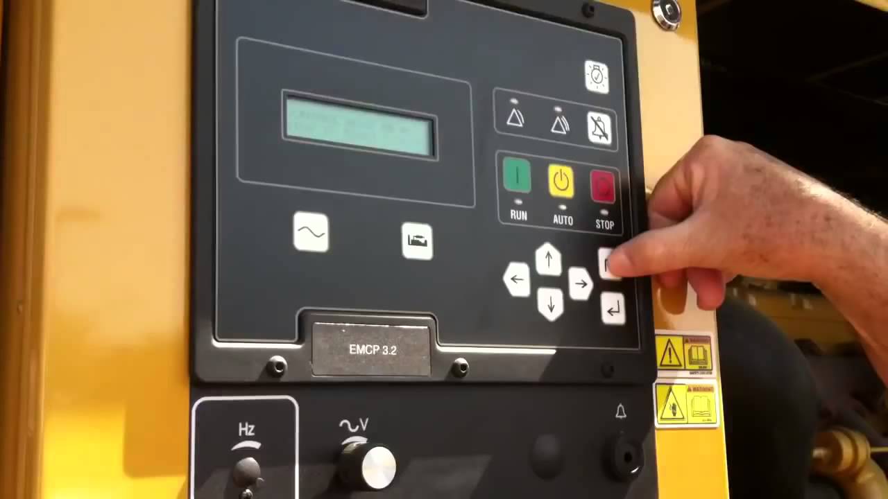 Caterpillar generator maintenance tutorial - YouTube