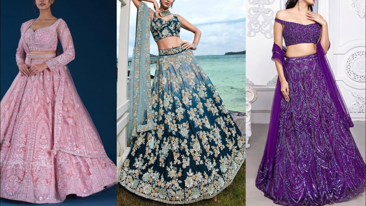 New Arrived Premium Quality Lehenga Choli 💞||Gorgeous Net Lehenga ...