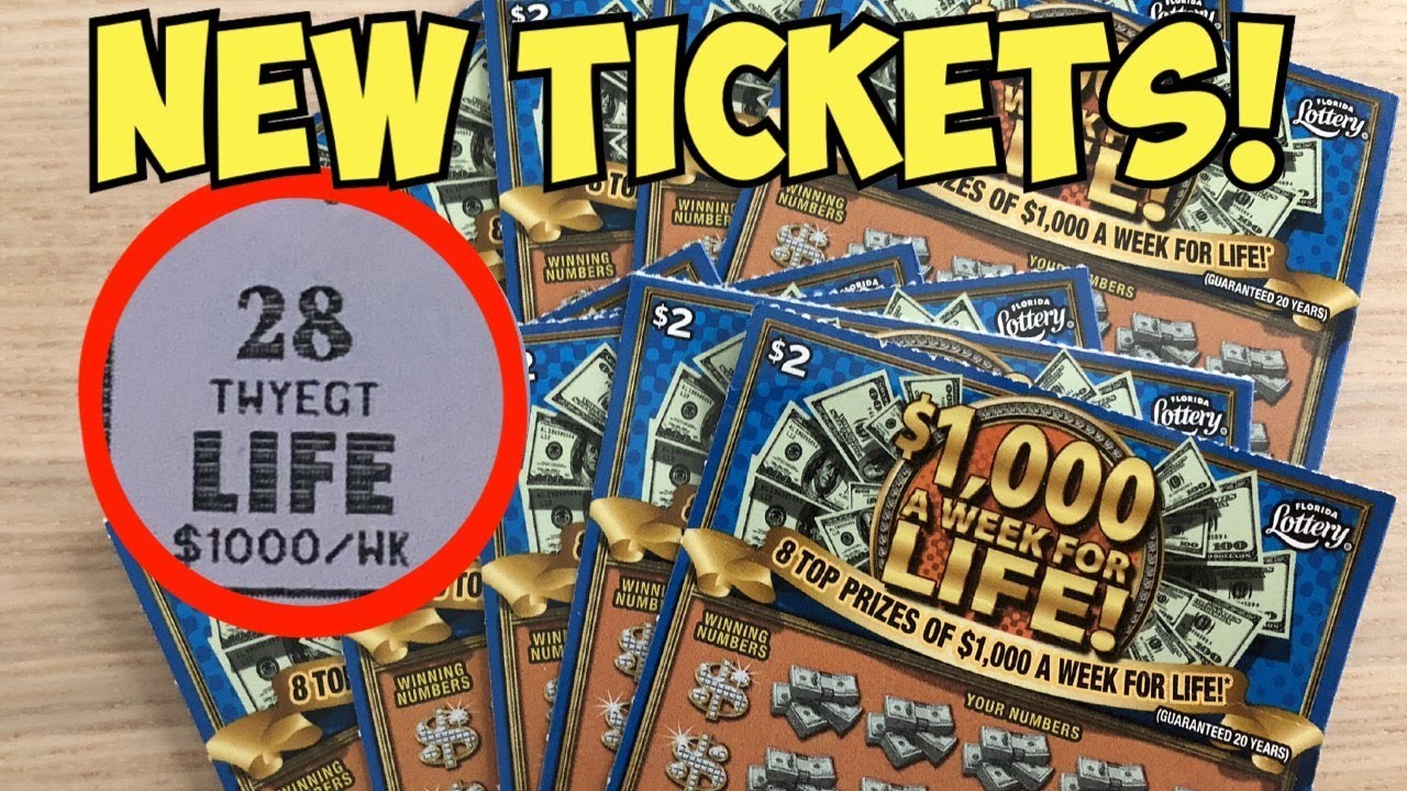 New Tickets! 10 X $2 $1,000 a week for life! Fresh Jackpots! - YouTube