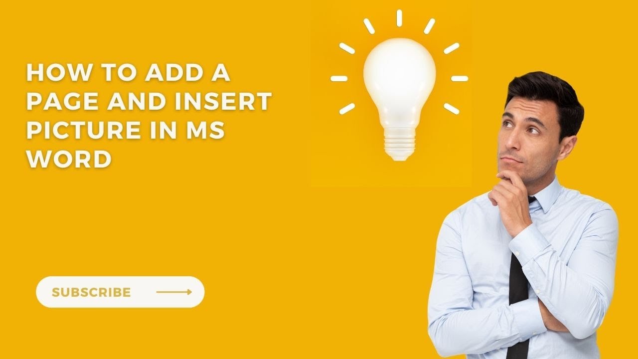 How To Add A Page And Insert Pictures In MS Words YouTube How To Add A Page And Insert Pictures In MS Words YouTube