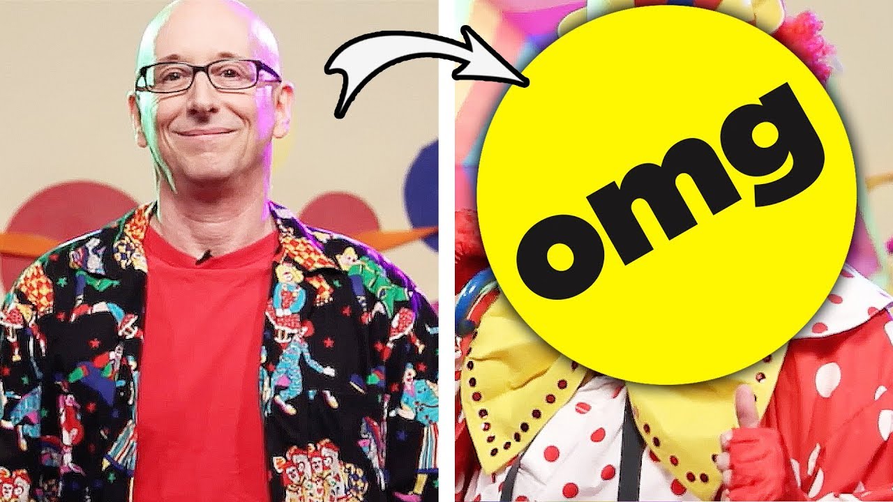 How A Professional Clown Turns Into A Clown - YouTube