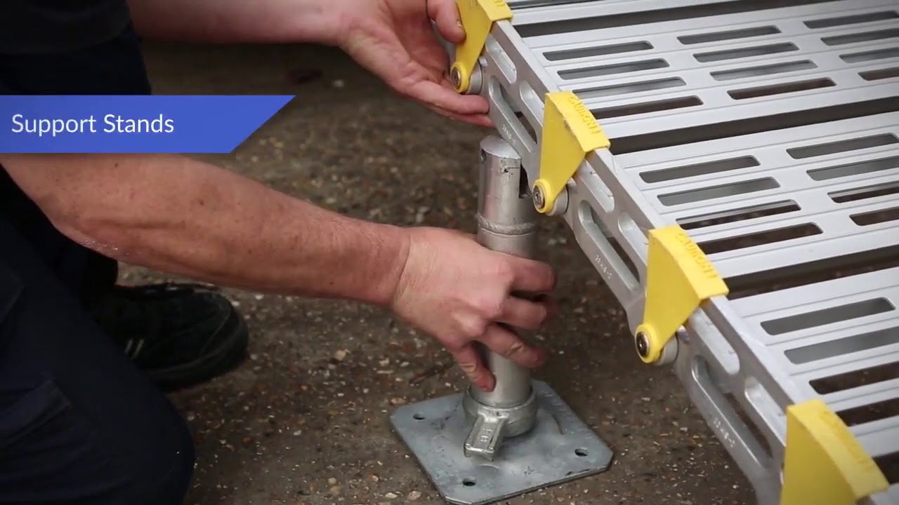 Roll a Ramp Support Stands - YouTube