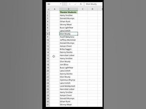 Remove duplicate values quickly in Excel! excel tutoring #excel - YouTube
