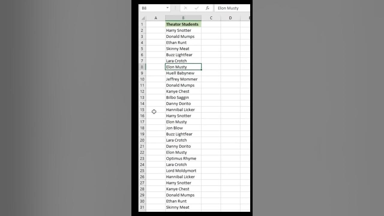 Remove duplicate values quickly in Excel! excel tutoring #excel - YouTube