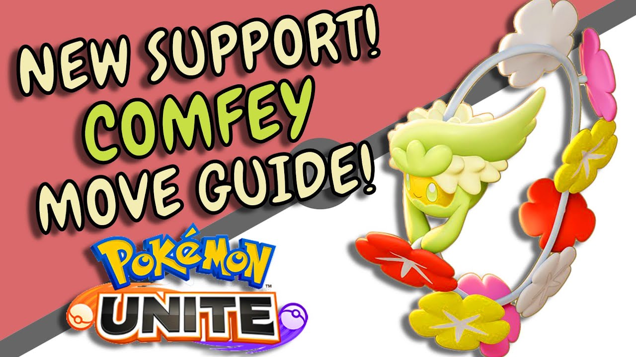 Comfey Guide! Moves Explained For Pokemon Unite's New Supporter! - YouTube