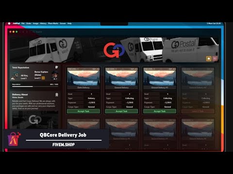 FiveM Delivery Job #fivem #job - YouTube