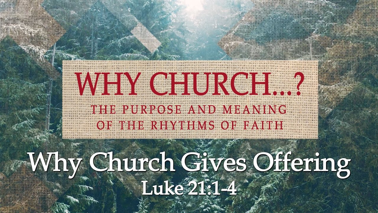 Why Church Gives Offering (Luke 21:1-4) // Scott Nelson // November 27 ...